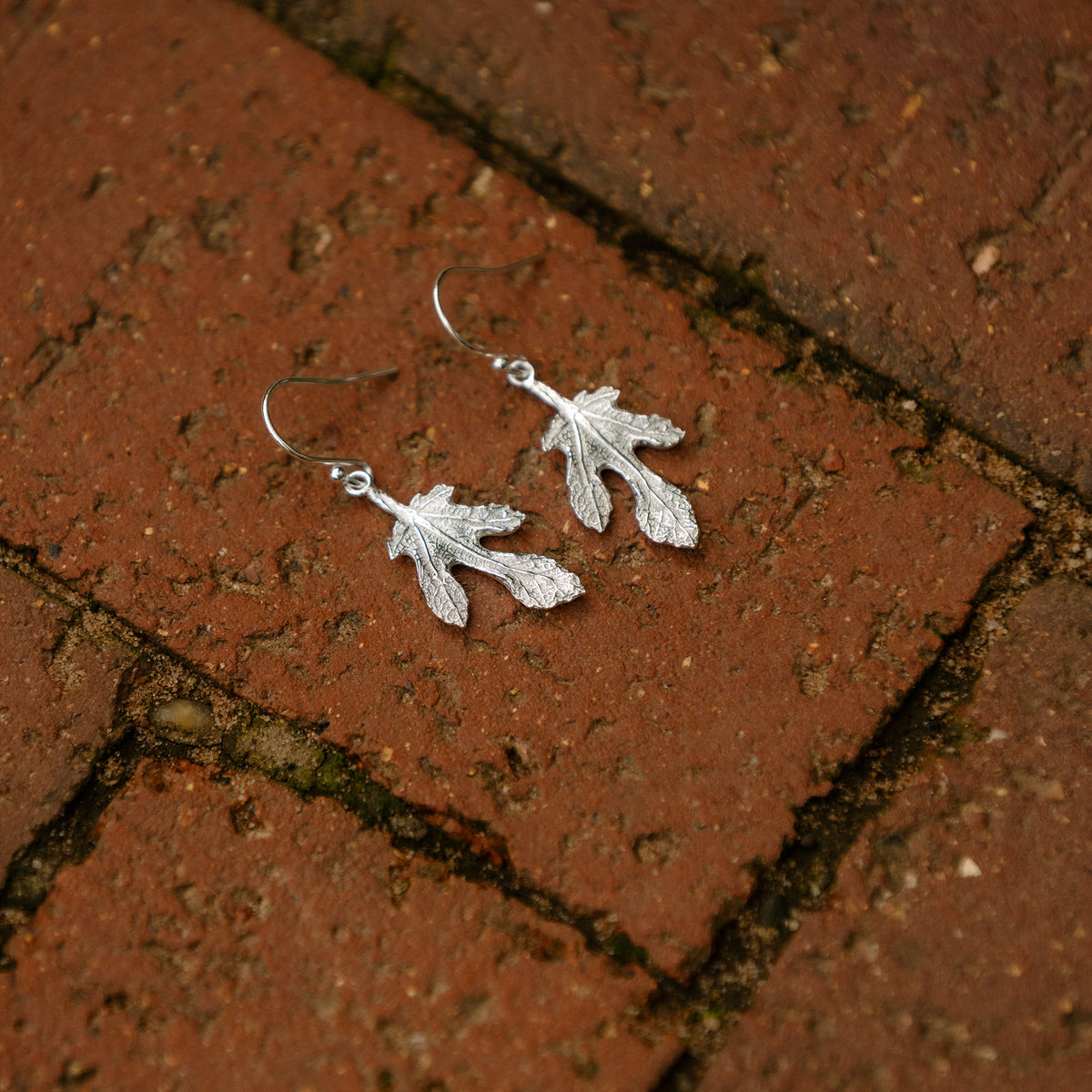Fig Leaf Earrings – Hannah Kyriakou Design